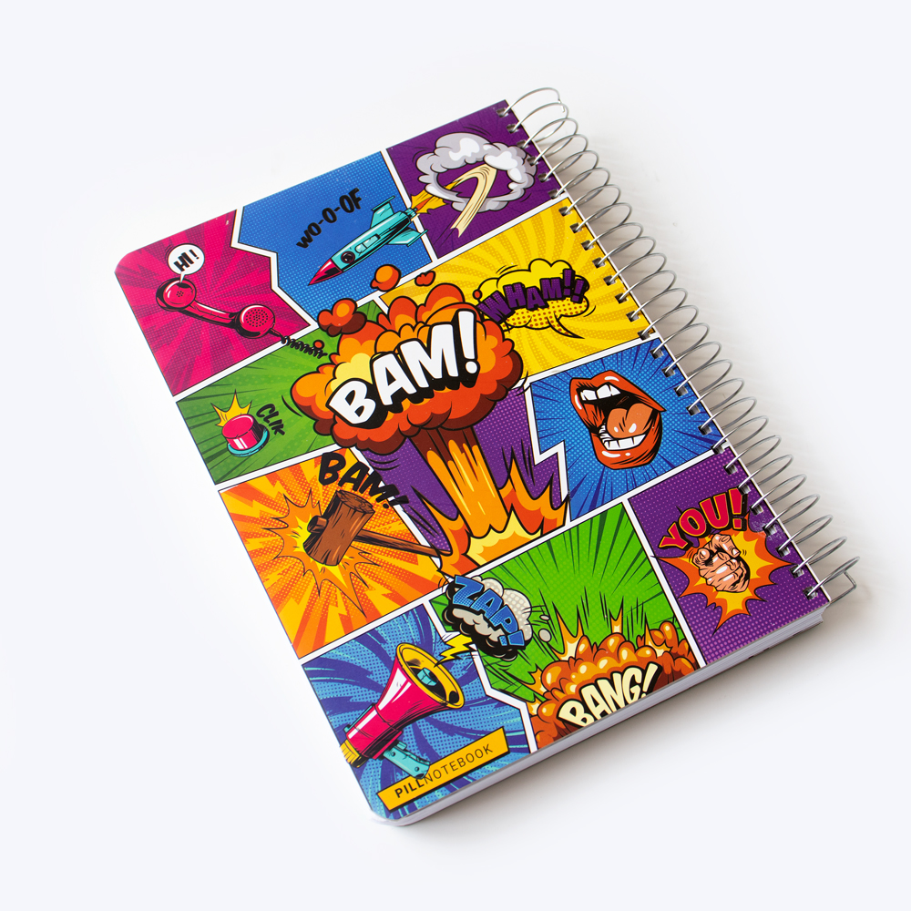 دفتر خط دار 200 برگ BAM پیل (PILL) - جزیره کتاب