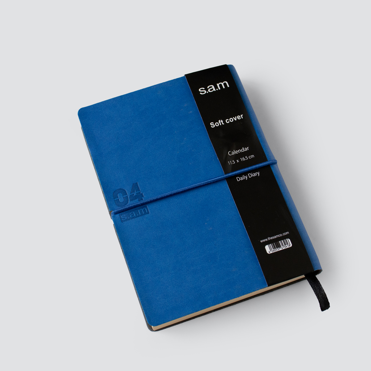 سررسید چرمی 1404 سایز متوسط آبی سم (s.a.m) - جزیره کتاب