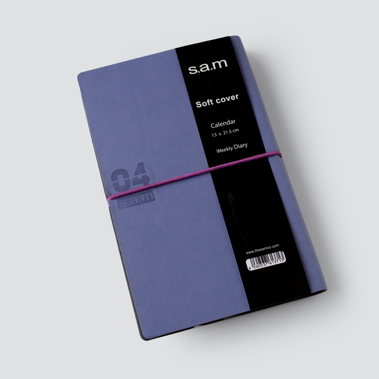 سررسید چرمی 1404 سایز بزرگ بنفش سم (s.a.m) - جزیره کتاب